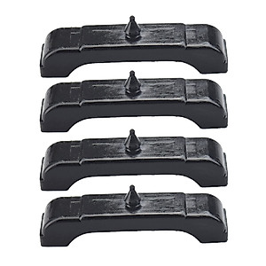 Rubber Radiator Insulator Pads for GM Buick Chevrolet GMC Pontiac 3 Core Radiator Cushions Support Mounts Replace 4012-326-681S