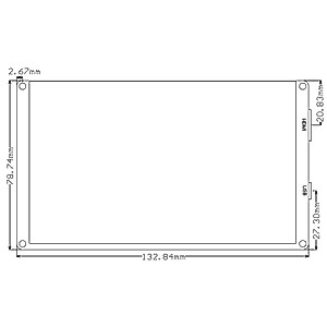 GeeekPi 5 Inch Capacitive Touch Screen 800x480 HDMI Monitor TFT LCD Display for Raspberry Pi 4 Model B, Raspberry Pi 3/2 Model B/B+/Pi Zero & BeagleBone Black & PC