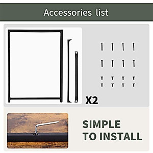 Computer Desk,47.2 inches Home Office Desk Writing Study Table Modern Simple Style PC Desk with Metal Frame，Brown