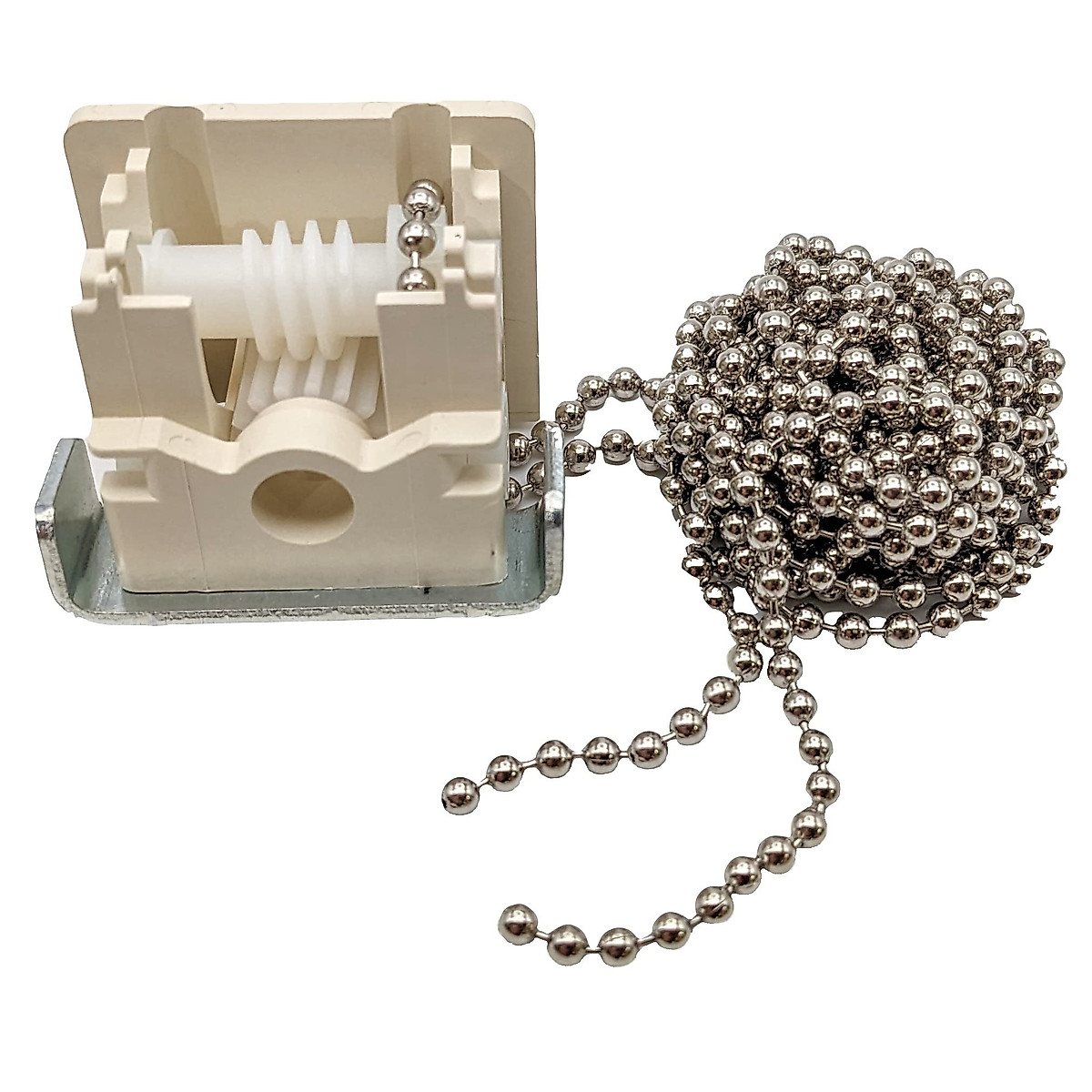 Springs Window Fashions Graber Bali G85 Control End Chain Drive Mechanism for DuraVue and Duralite Vertical Blinds