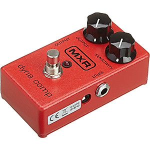 Briskdrop MXR M102 Dyna Comp Compressor Pedal Bundle with 2 Patch Cables and 6 Dunlop Picks