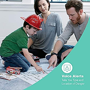 FIRST ALERT Battery Powered BRK SC7010BV Hardwired Talking Photoelectric Smoke and Carbon Monoxide (CO) Detector , White