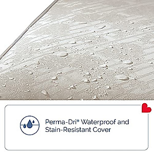 Kolcraft Pure Sleep Therapeutic Waterproof Toddler and Baby Crib Mattress - 150 Heavy Gauge Steel Coils - Made in USA, 52"x28", Extra Firm