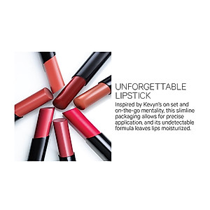Kevyn Aucoin Unforgettable Lipstick, Roserin color with Shine finish: Intense color plus slim design with a weightless formula allows for a precise application for a makeup novice or expert.