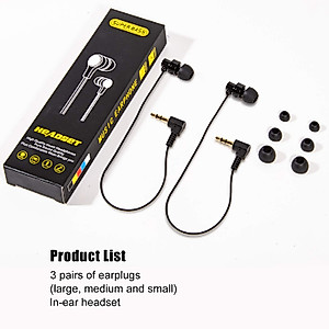 Oritys Earbuds Earphones Custom Made for Oculus Quest All-in-one VR Gaming Headset.