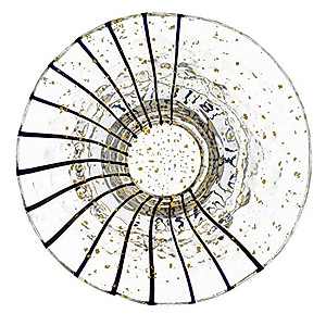 東洋佐々木ガラス Toyo Sasaki Glass 10784 Cold Sake Glass, Edo Glass, Yachiyo Kiln Cup, Tsukimi Sake, Made in Japan, 2.7 fl oz (80 ml), Pack of 24, Black