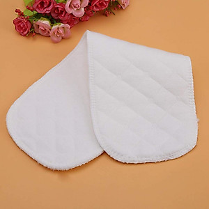 Sonew 10pcs Soft&Breathable Baby Diapers Toddler Cotton Nappy Insert Liners Reusable Cotton Cloth Diaper 12.5 * 4.7in Common Size(6 Layers)