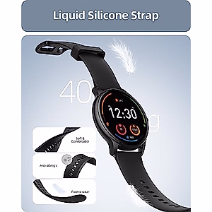 Parsonver Smart Watch for Men Women(Answer/Make Calls), HD Screen Fitness Tracker IP68 Waterproof 100+ Sports Modes Heart Rate Sleep Monitor, Pedometer, Smartwatch for Android Phones/iPhone Compatible