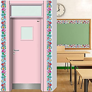 Christmas Bulletin Border Snowman Board Trim for Holiday Classroom Decoration 69ft