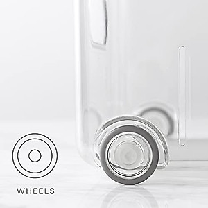 YouCopia RollOut Fridge Drawer 10", Clear BPA-Free Refrigerator Bin Organizer and Storage with Adjustable Dividers