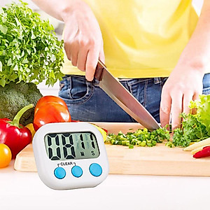 VARWANEO 2PCS Digital Kitchen Timer Multifunctional Kitchen Baking Large-Screen Digital Reminder Counting Down Electronic Timer