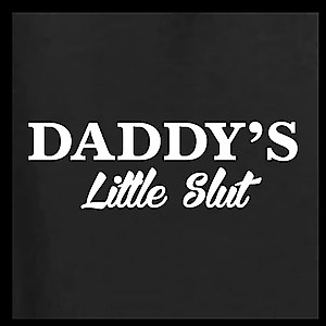 PROMOTED TO BIG SISTER Daddy's Little Slut Sexy Slutty Underwear Panties Women's Booty Shorts (X-Large)