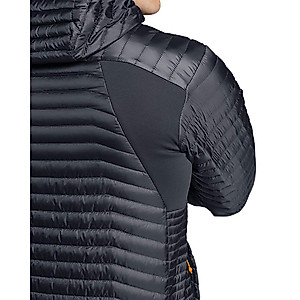 Eddie Bauer Men's MicroTherm 2.0 StormDown Hooded Jacket,Storm (Gray),L Regular