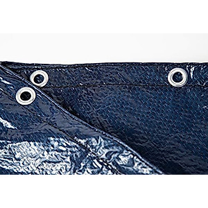 Blue Wave BWC752 Bronze 8-Year 20-ft x 40-ft Rectangular In Ground Pool Winter Cover,Dark Navy Blue