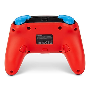PowerA Enhanced Wireless Nintendo Switch Controller - Mario Pop, Rechargeable Switch Pro Controller, Immersive Motion Control and Advanced Gaming Buttons, Officially Licensed by Nintendo