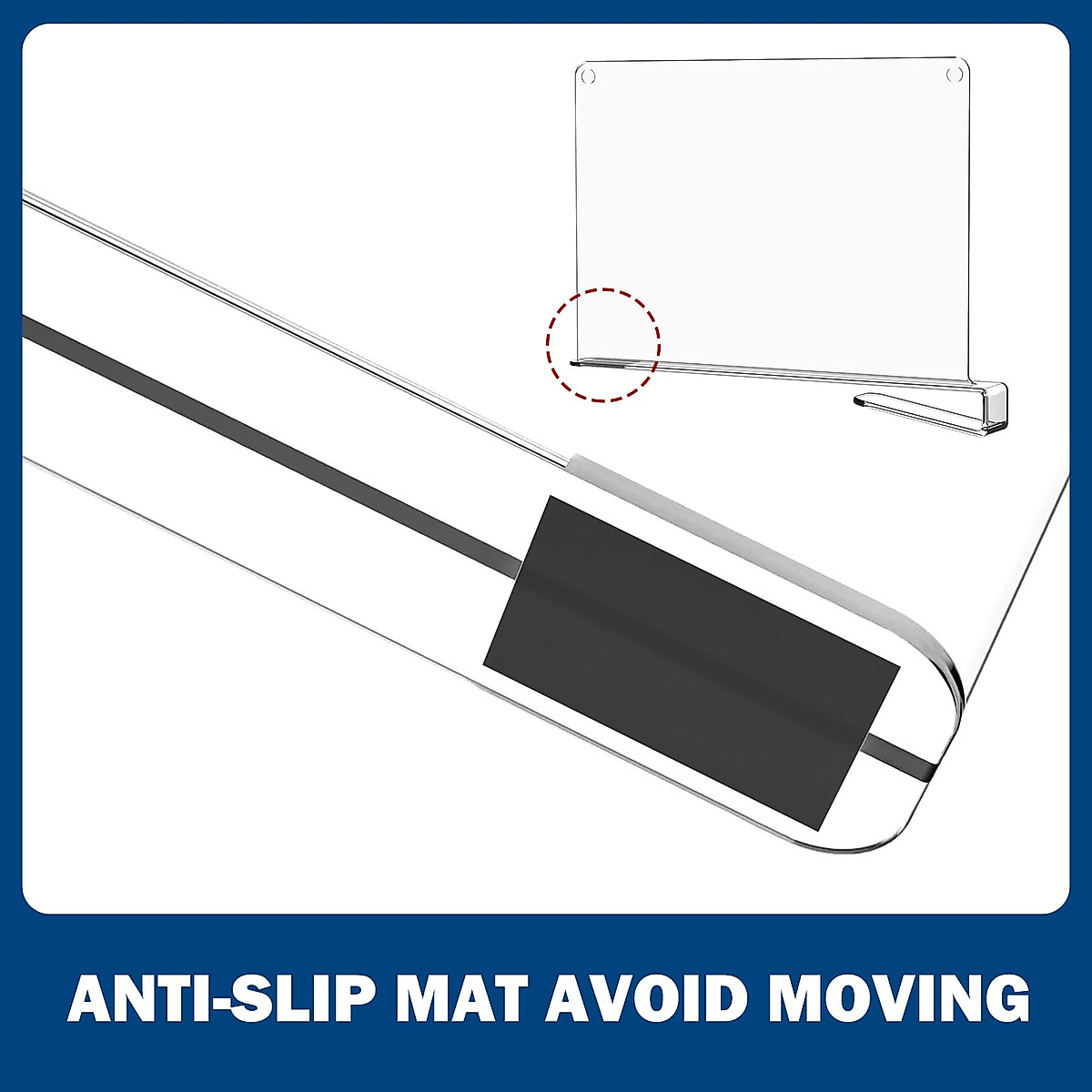 YOKAMIRA 6 PCS Shelf Dividers for Closet Organization,Durable Acrylic Clear Closet Shelf Divider for Shelves Shelf Organizer for Closet Shelf Organizer for Wood Closet Separator Clear