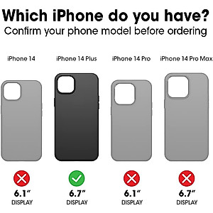 OtterBox Symmetry Series+ Clear Antimicrobial Case with Magsafe for iPhone 14 Plus (Only) - Non-Retail Packaging - Flower Fields (Graphic)
