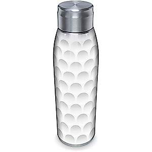 Tervis Golf Ball Texture Triple Walled Insulated Tumbler, 1 Count (Pack of 1), Stainless Steel