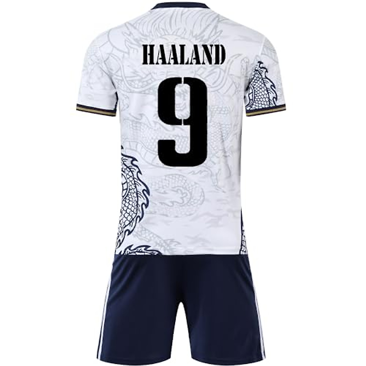 ELTONYA Soccer Jersey for Boys Kids Haalandd #10 Norway HOM Football Jersey Kit Dragon Sports Team Shirts&Shorts Uniform