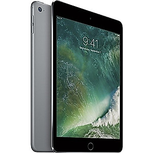 Apple iPad Mini 4 Wi-Fi, 7.9in Retina Display with 2048 x 1536 Resolution, A8 Chip, Touch ID, FaceTime, Up to 10 Hours of Battery Life - 128GB - Space Gray (Renewed)