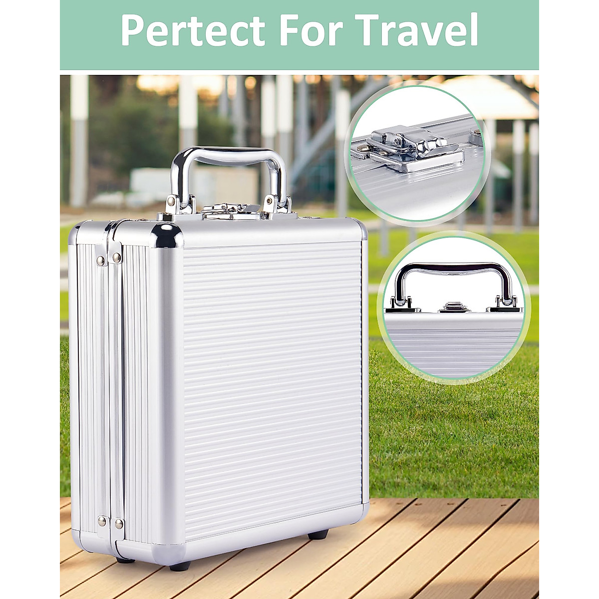 KAILE Mexican Train Dominoes Set with Numbers, 91 Tiles Double 12 Colored Dominoes Game Set with Aluminum Case for Families Kids 2-4 Players