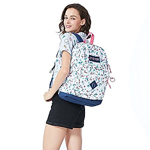 JanSport City Scout Laptop Backpack (Multi White Floral Haze)