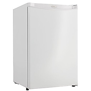 Danby DAR044A4WDD-6 4.4 Cu.Ft. Mini Fridge, Compact Refrigerator & TOSHIBA EM131A5C-BS Countertop Microwave Ovens 1.2 Cu Ft, 12.4" Removable Turntable Smart Humidity Sensor