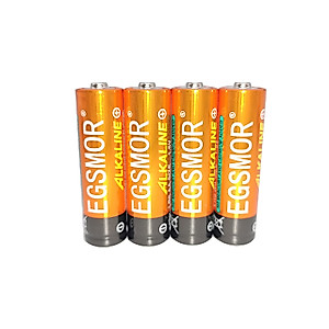 AA Long Lasting High-Performance Alkaline Batteries,AA Alkaline Batteries for Household,Office Devices and Business (AA+ 4 Count)