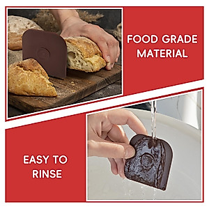 Pan Scraper, 10 Pcs Pot Scraper, Pan Scraper Plastic, Multifunctional Scraper Tool for Kitchen, Non-Slip, Food Safe, High Heat Resistant