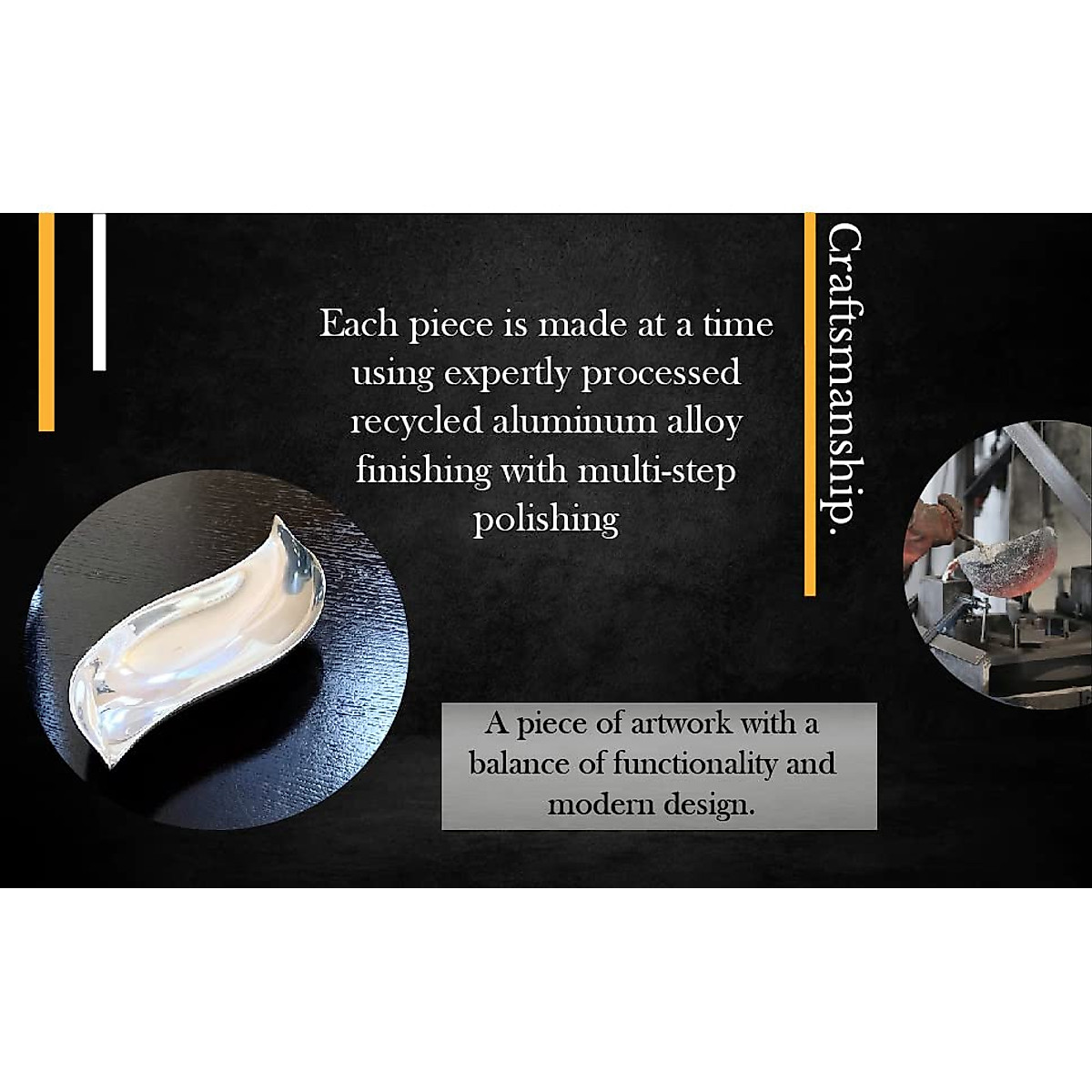 Choixe Wavy Snack/Nut Bowl. Multi-Purpose, Minimalist, Eco-Friendly, Handcrafted.