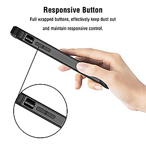 LONTECT for iPhone XR 2018 Case Floral 3 in 1 Heavy Duty Hybrid Sturdy High Impact Shockproof Rugged Durable Protective Cover Case for Apple iPhone XR 6.1, White Flower/Black