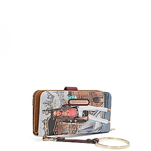 Nicole Lee SIGNATURE BIFOLD WALLET WRISTLET-BE MY VALENTINE