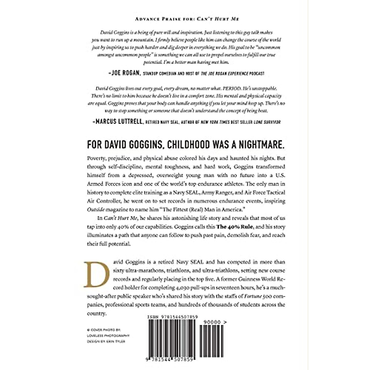 Can't Hurt Me: Master Your Mind and Defy the Odds - Clean Edition