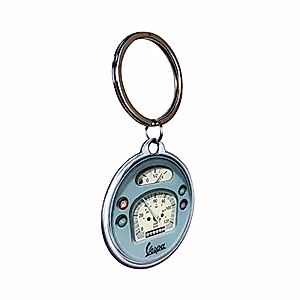 Nostalgic-Art 48030 Vespa - Tacho, Key Chain Round 4 cm,vintage design, Vintage Design, 4cm, Keyring