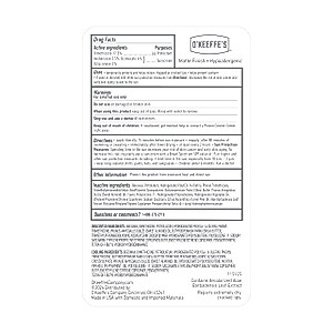 O'Keeffe's Lip Repair Lip Balm for Dry, Cracked Lips, Stick, (Pack of 3: 1 Cooling + 1 Unscented + 1 SPF)