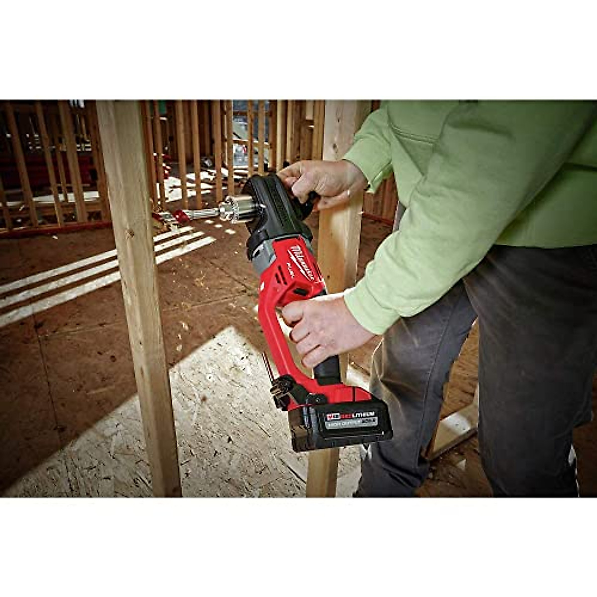 Milwaukee 2807-20 M18 FUEL HOLE HAWG Brushless Lithium-Ion 1/2 in. Cordless Right Angle Drill (Tool Only)
