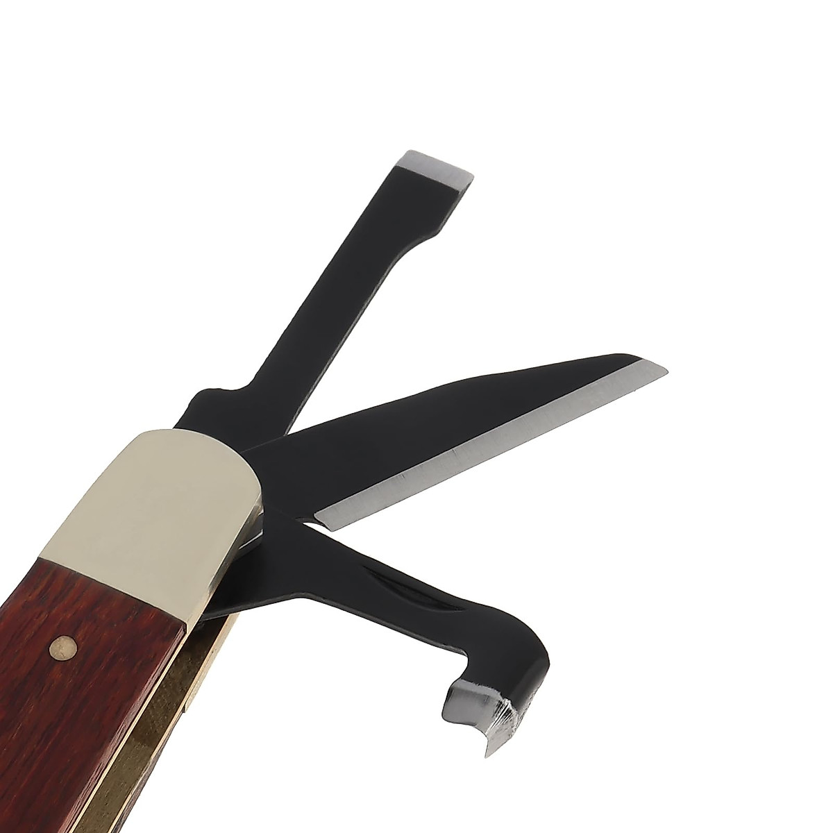 Omninmo Right-Handed Carvin' Jack, Folding Whittling Knife, Multi-Tool Portable Carving Tool Right Handed Carving Jack for Wood Carving, Woodworking, Camping, EDC, and Outdoors (wood)