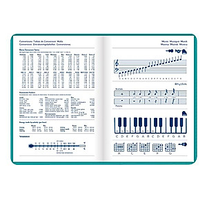 Letts of London Dazzle Academic Weekly Planner, August 2023 to July 2024, Week-to-View, Sewn Binding, Multilingual, A5 Size, 8.25" x 5.875", Turquoise (C030613-24)