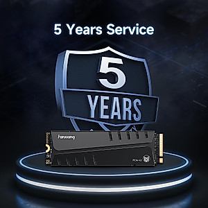 fanxiang S770 1TB NVMe M.2 SSD for PS5 - with Heatsink and DRAM, Up to 7300MB/s, PCIe 4.0, Suitable for Playstation 5 Memory Expansion, Game Enthusiasts, IT Professionals