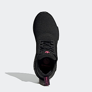 adidas Originals womens Nmd_r1's Sneaker, Core Black/Core Black/Solar Pink, 7.5 US