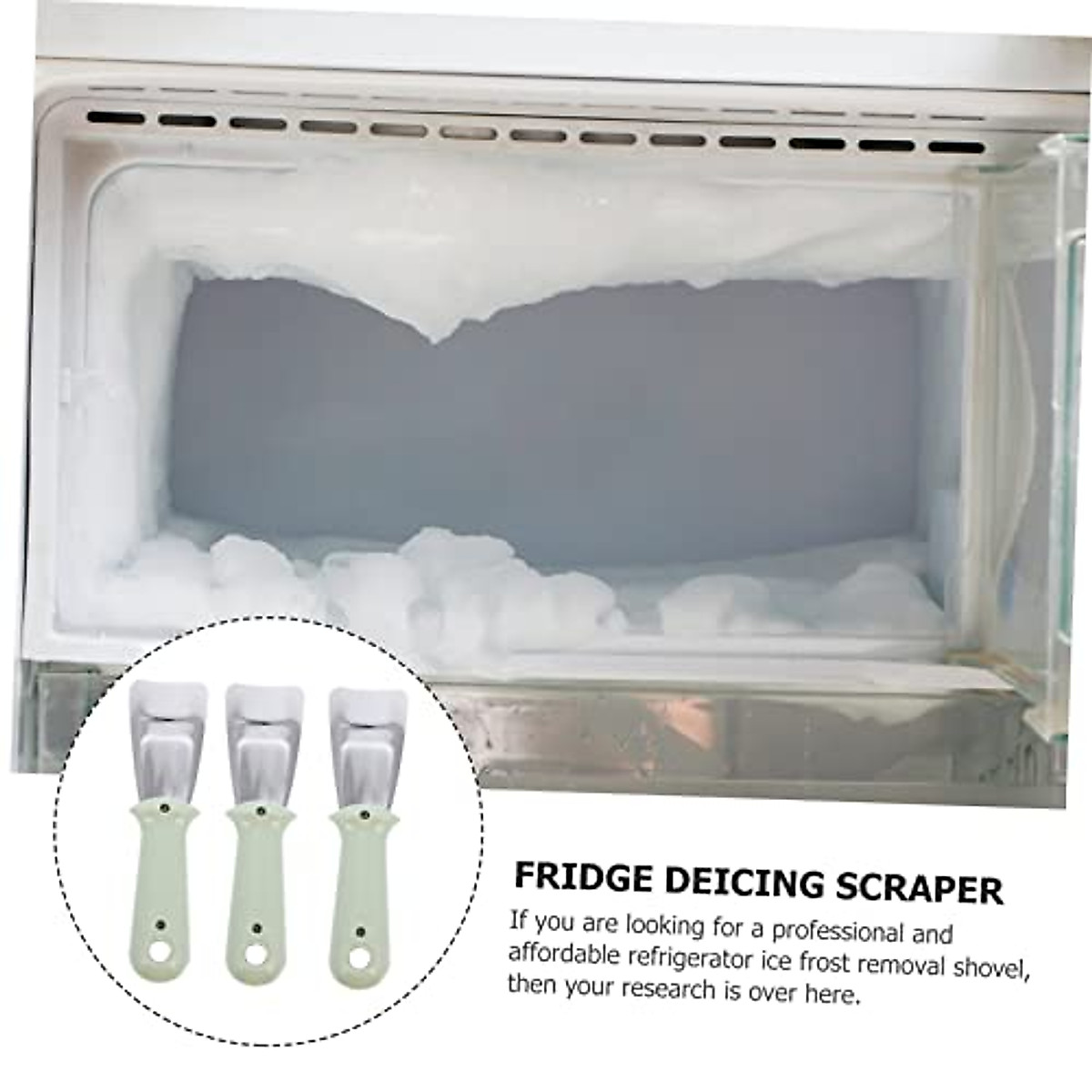 YARNOW 6 pcs Refrigerator Frost Removal Shovel car Tools Refrigerator for car Window Cleaning Tools Fridge ice Scraper ice Scraper for Freezer ice Crusher Deicing Tool Freezer Shovel pp