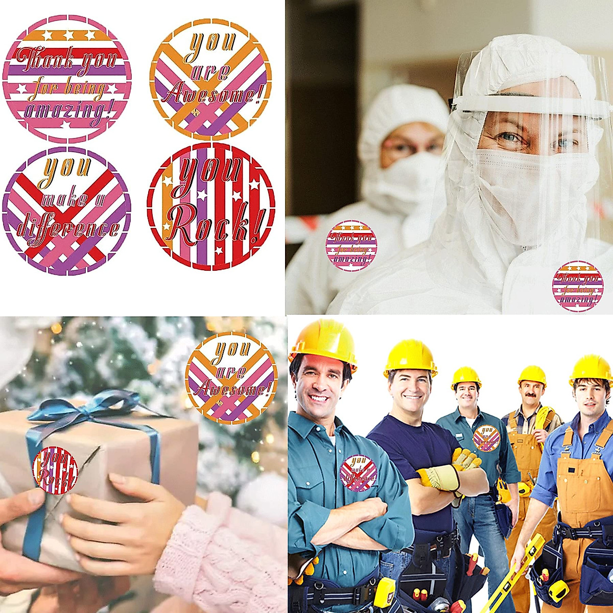 You are Awesome Stickers 2 Inch Kudos Appreciation Stickers,You Rock,You are Amazing,Thank You for Making a Difference Label for Students,Worker,Nurses,Volunteer,Teachers Team,Healthcare,Employee