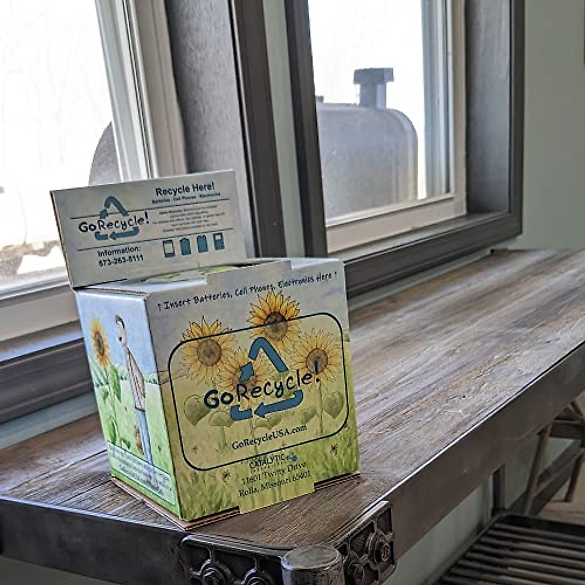 Small Battery Recycling Box (15 Pound Max.)