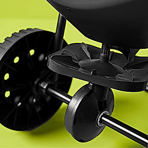 AMAZE 75201 Broadcast Spreader-Quickly and Accurately Apply up to 10,000 sq. ft. of Grass Seed, Fertilizer, and Other Lawn Care Products to Your Yard, 75201-1