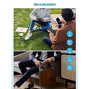 MINRISE Portable Charger 30000mAh, Power Bank Solar Charger with 2 USB Outputs and USB-C (Input Only), External Battery Pack for Outdoor Activities Compatible with Cellphones etc