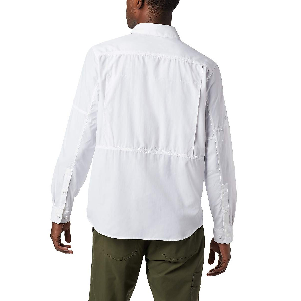 Columbia Men's Silver Ridge 2.0 Long Sleeve Shirt, White, XXL