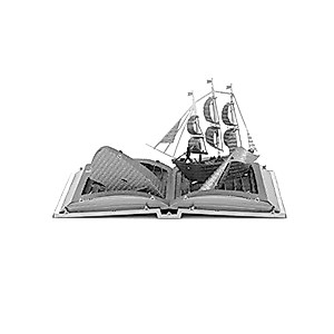 Metal Earth Moby Dick Book Sculpture 3D Metal Model Kit Fascinations