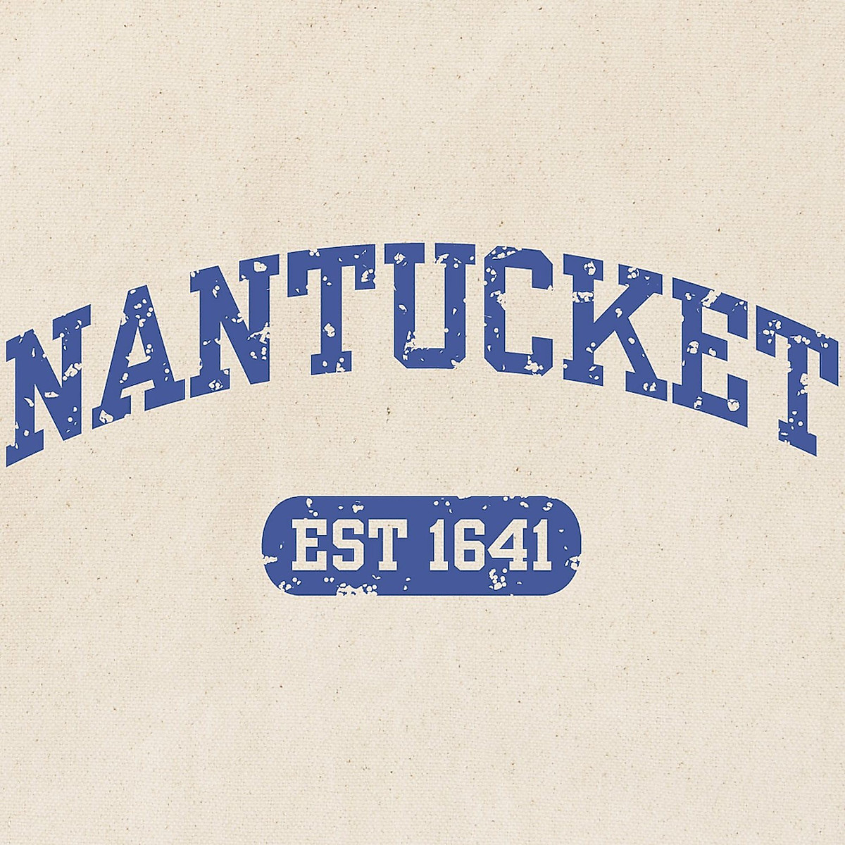 CafePress Nantucket EST 1641 Tote Bag Canvas Tote Shopping Bag