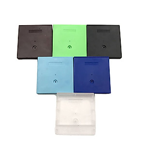 Game Case Plastic Cover Game Card Cartridge Portable Storage Box Protective Cover for Sega Game Gear GG (Black)