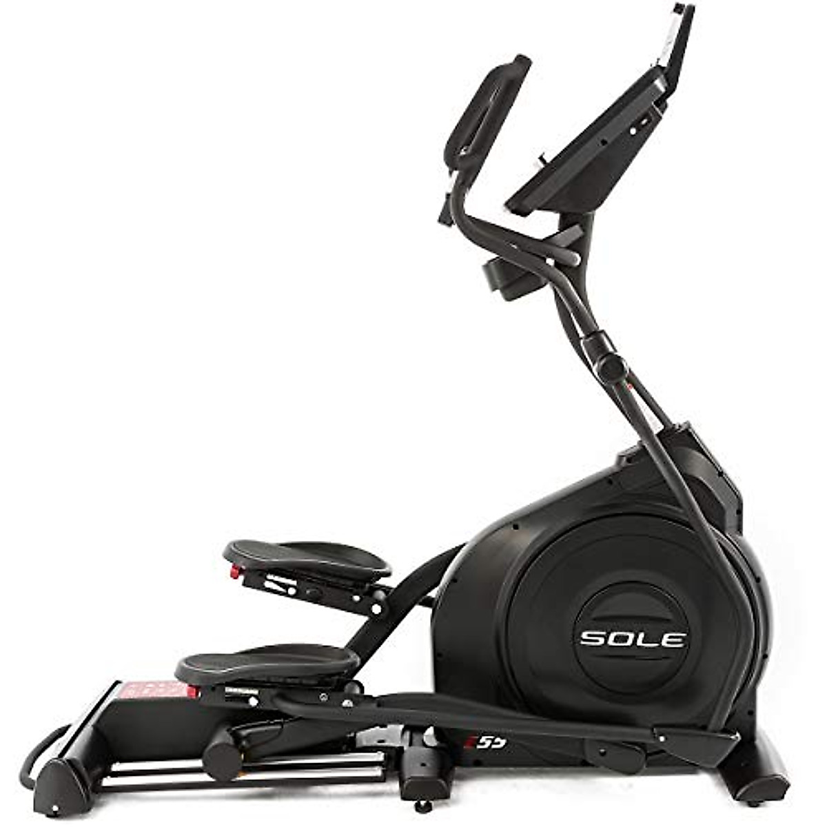 SOLE Fitness E35 Indoor Elliptical, Home and Gym Exercise Equipment, Smooth and Quiet, Versatile for Any Workout, Bluetooth and USB Compatible